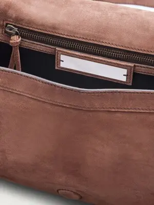 Balenciaga Le City Flap Messenger Leather Bag