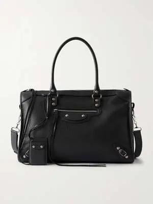 Balenciaga Le City Business Large Leather Weekend Bag