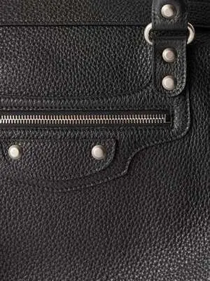 Balenciaga Le City Business Large Leather Weekend Bag