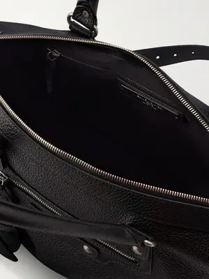 Balenciaga Le City Business Large Leather Weekend Bag - Black