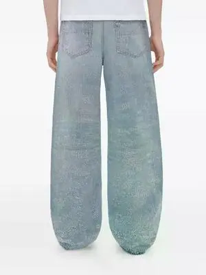 Amiri Crystal-embellished Repaired Jeans