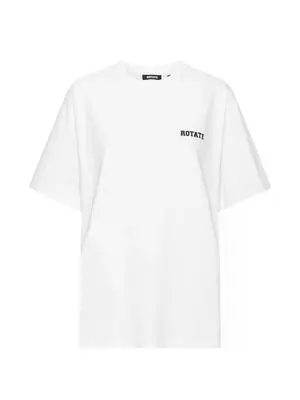ROTATE BY BIRGER CHRISTENSEN Oversized Cotton T-shirt - White