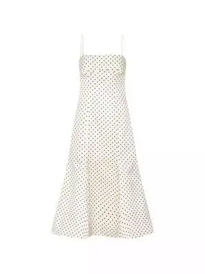ROTATE BY BIRGER CHRISTENSEN Midi Dress - Neutrals
