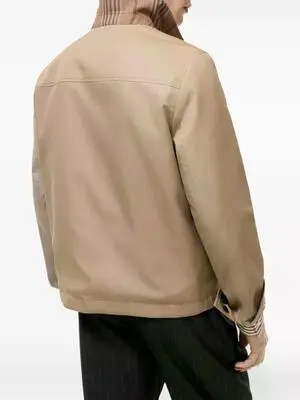 Burberry Reversible Tropical Gabardine Harrington Jacket