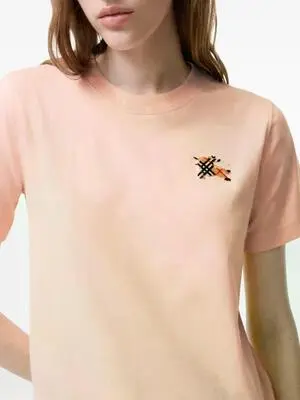 Burberry Knight Check Cotton T-shirt