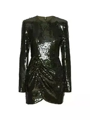 ROTATE BY BIRGER CHRISTENSEN Sequin Mini Dress - Green