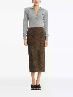 ROTATE BY BIRGER CHRISTENSEN Long-sleeve Polo Top