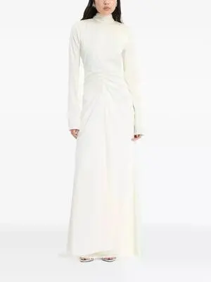 ROTATE BY BIRGER CHRISTENSEN Long-sleeve Scarf Maxi Dress
