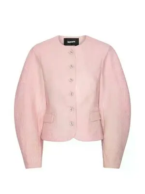 ROTATE BY BIRGER CHRISTENSEN Cocoon Sleeved Jacket - Pink