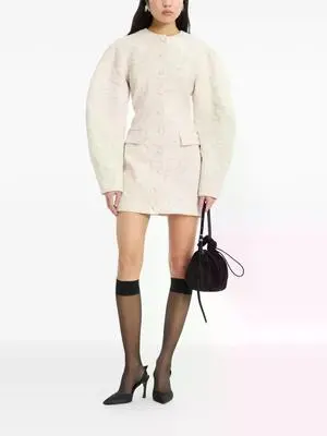 ROTATE BY BIRGER CHRISTENSEN Jacquard Tailored Mini Dress