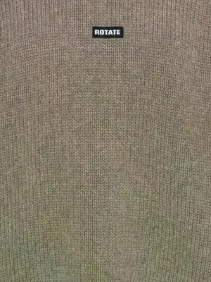 ROTATE BY BIRGER CHRISTENSEN Knit Sweater With Lacing Detail