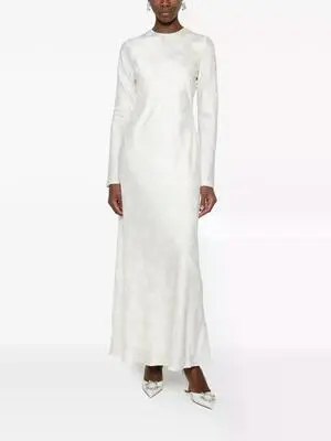 ROTATE BY BIRGER CHRISTENSEN Long-sleeved Bias-cut Dress