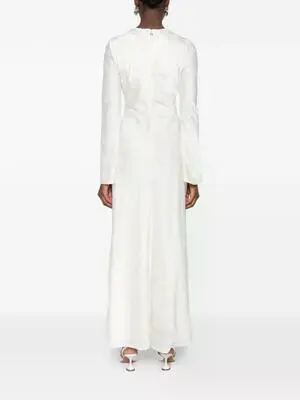 ROTATE BY BIRGER CHRISTENSEN Long-sleeved Bias-cut Dress