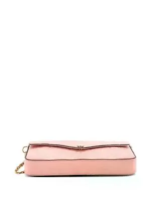 LOUIS VUITTON Felicie Pochette Monogram Empreinte Leather Crossbody Bag - Pink
