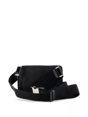 Prada Saffiano Leather Belt Bag With Zip Around Front Pocket