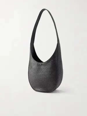 Bottega Veneta Intrecciato Leather Shoulder Bag - Brown
