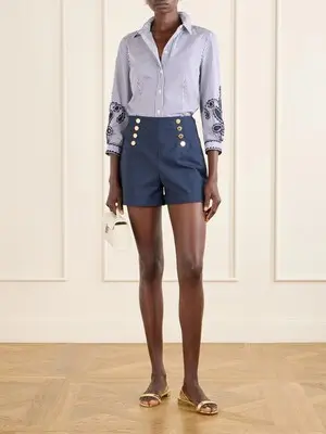Carolina Herrera High-rise Sailor Shorts