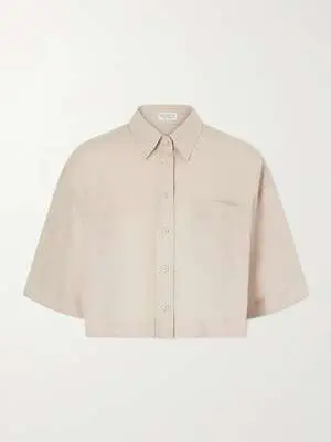 Brunello Cucinelli Cropped Cotton Shirt