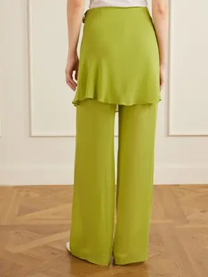 Christopher Esber Mirador Silk Wide-leg Pants