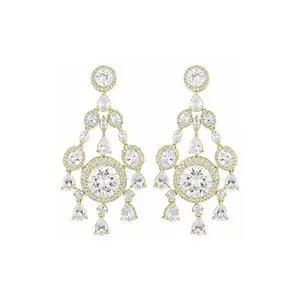 STEPHANIE BROWNE AUSTRALIA Satine Diamond Chandelier Earrings - Gold