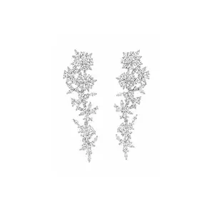 STEPHANIE BROWNE AUSTRALIA Sakura Cascade Earrings - Silver