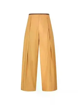 CROQUIS Pleated Detailed Trousers - Orange