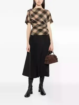 JNBY Asymmetric Slit Skirt