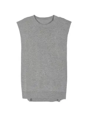 JNBY Loose-knit Cotton Vest - Grey