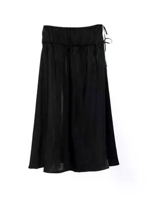 LESS Side-tie Gathered Skirt