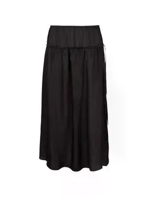 LESS Side-tie Gathered Skirt