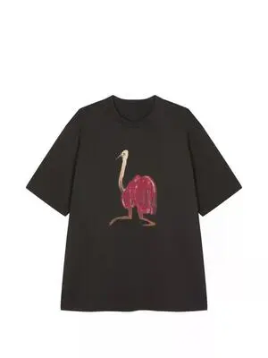 JNBY Ostrich Print T-shirt - Black
