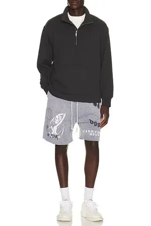PALY HOLLYWOOD Carry The Message" Graphic Sweat Shorts