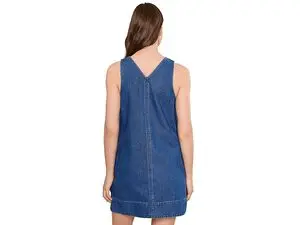 Madewell V-neck Denim Mini Dress