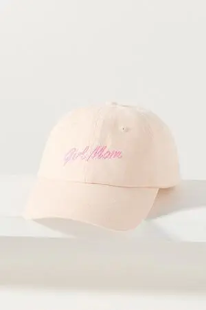 Anthropologie Embroidered Baseball Cap - Ivory