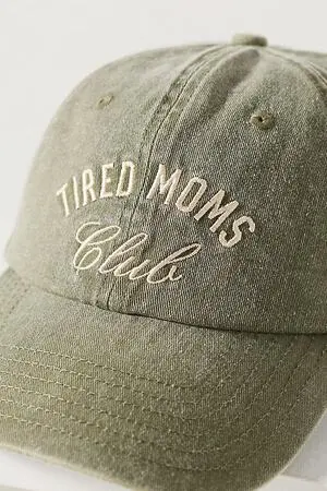 Anthropologie Embroidered Baseball Cap - Moss