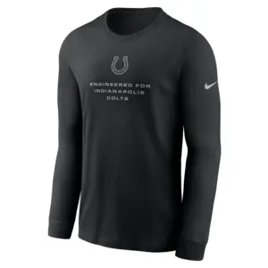 Nike Indianapolis Colts Long Sleeve T-shirt - Black
