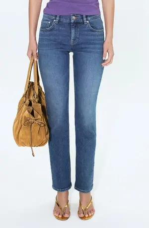 Mango Skinny Jeans - Medium Blue