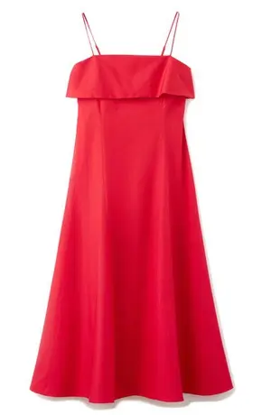 Mango A-line Midi Dress