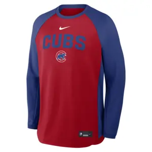 Nike Chicago Cubs Authentic Collection Dri-fit Pullover Crew