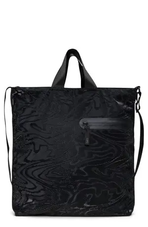 Rains Rains Dash Waterproof Coated Canvas Tote Amp