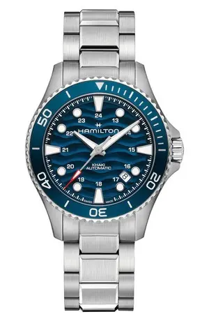 Hamilton Khaki Navy Scuba Automatic Bracelet Watch - Blue