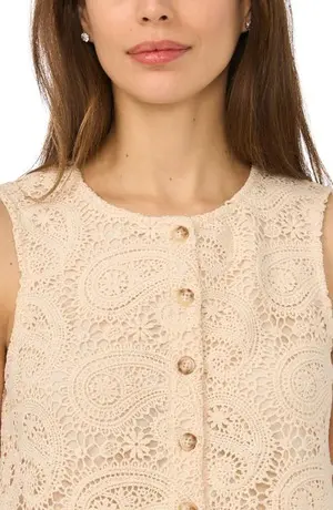 CECE DUPRAZ Crochet Vest