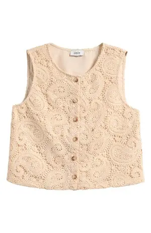 CECE DUPRAZ Crochet Vest