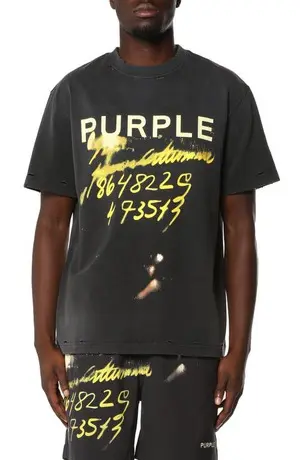 Purple Brand Crewneck T-shirts For Men