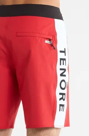 TENŌRE Colorblocked Board Shorts - Card