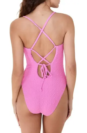 ANDIE Fiji Lace-up Back One-piece Swimsuit