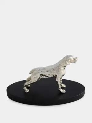 LEITÃO &AMP; IRMÃO Leitão & Irmão Portuguese Partridge Hound Sculpture In 925 - Silver