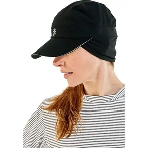 Coolibar Emmet Fitness Cap With Ear Coverage - Black