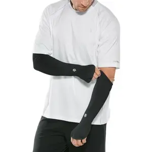Coolibar Upf 50+ Sun Protection Performance Arm Sleeves - Black
