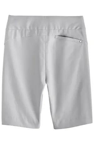 Coolibar Tailored V-neck Shorts With Upf 50+ Sun Protection - Slate